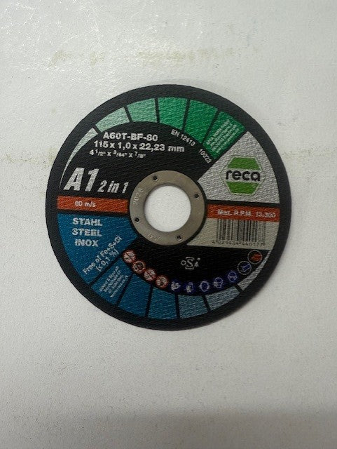 Reca A1 2 in 1 Cutting Disc – Davidson Land Services Ltd - Stores